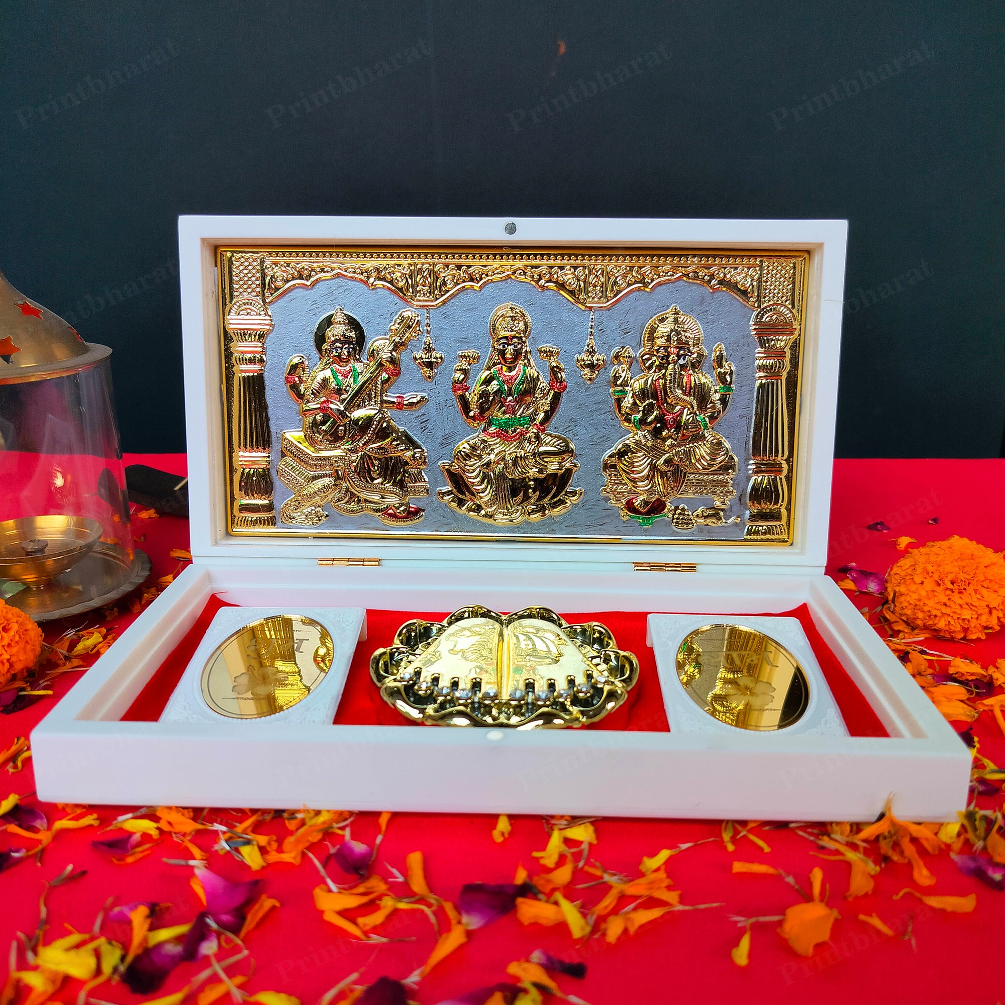 Laxmi Pocket Temple (24 Karat Gold Coated) – Print Bharat